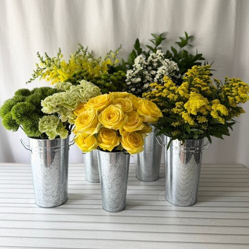 Cheery & Bright Yellow DIY Wedding Flower Pack - Wholesale - Blooms By ...