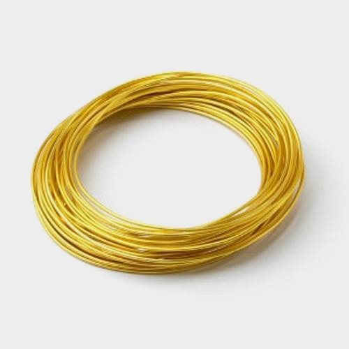 Gold Aluminum Wire- 12 Gauge 39ft Roll - Wholesale - Blooms By The Box